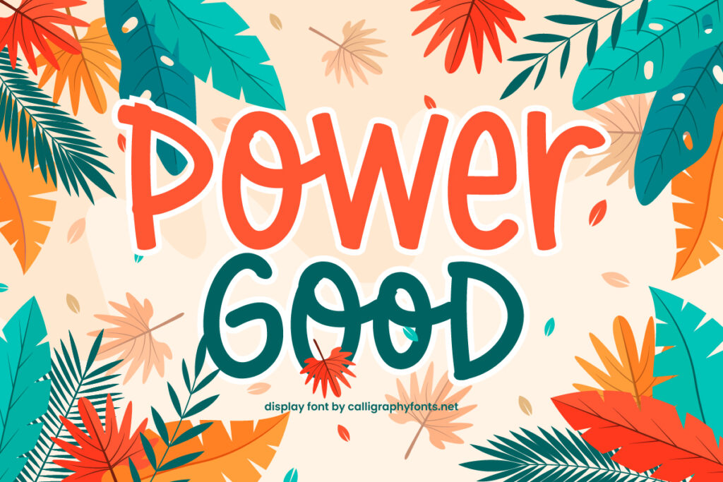 Power Good Font – All Type Fonts
