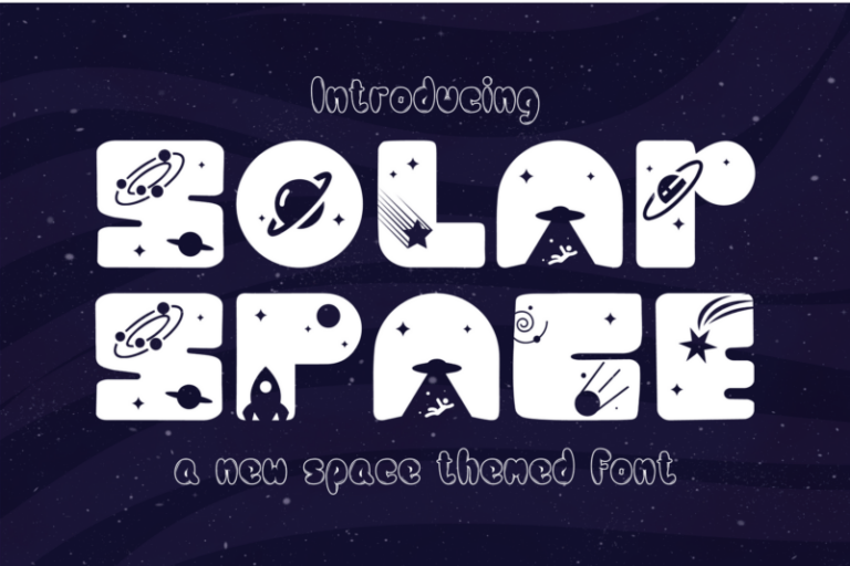 Solar Space Font – All Type Fonts