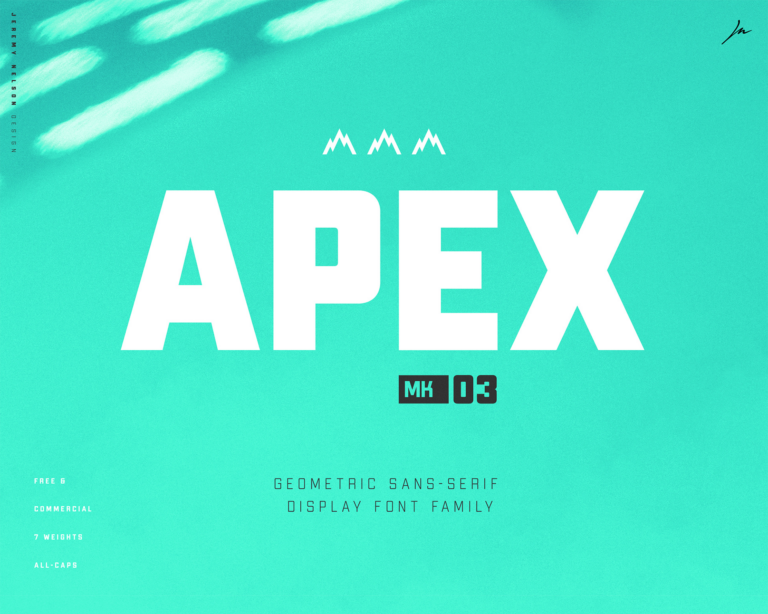 APEX MK3 Free Font – All Type Fonts