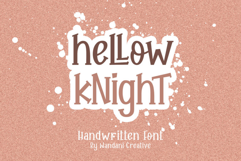 Hellow Knight Free Handwritten Font – All Type Fonts