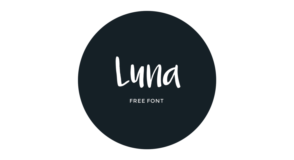 LUNA Free Font – All Type Fonts