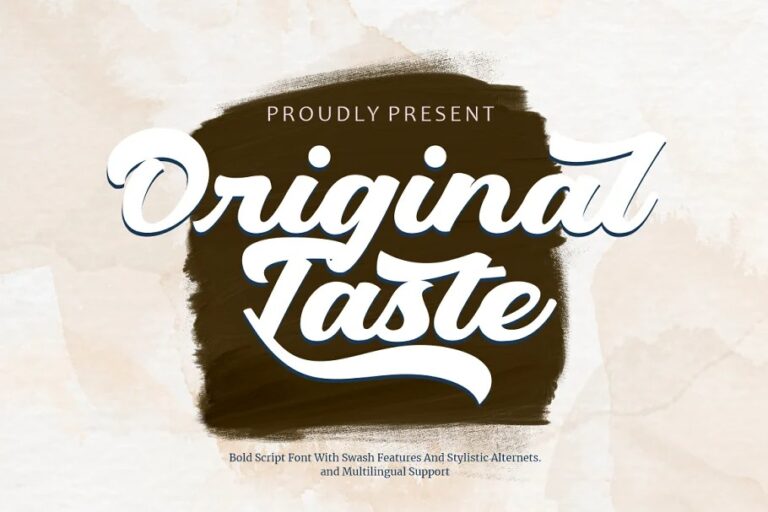 Original Taste Font – All Type Fonts