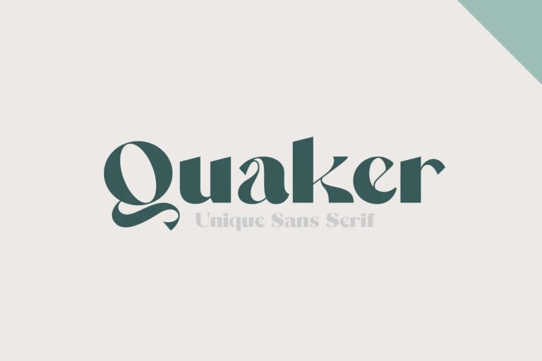 Quaker Font – All Type Fonts