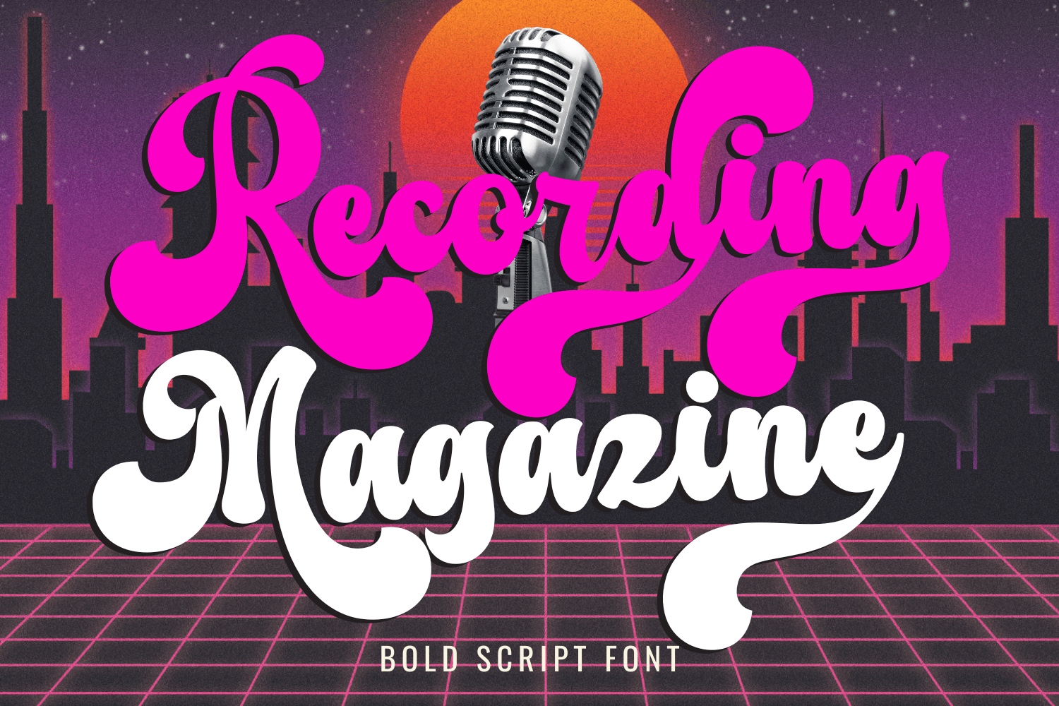 Recording Magazine Font – All Type Fonts