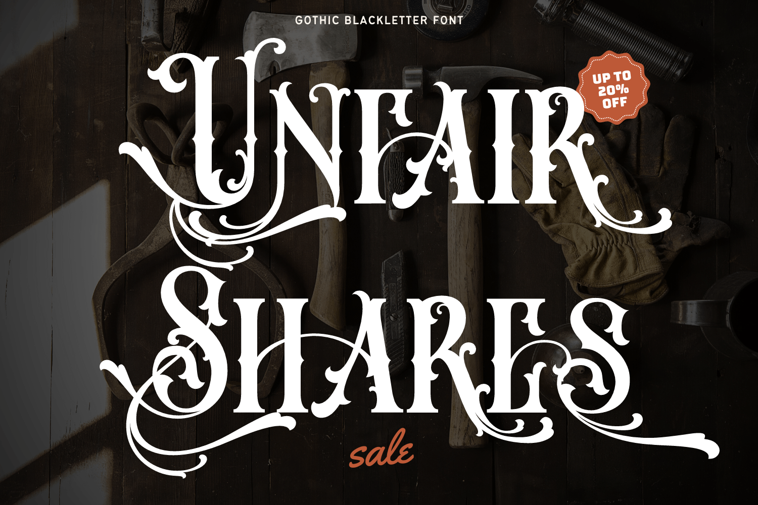 Unfair Shares Font – All Type Fonts